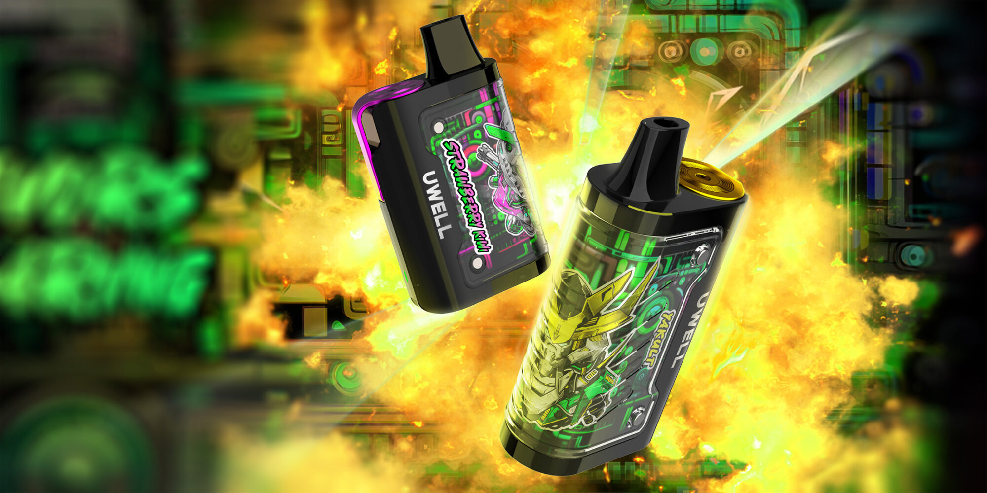 Долгоиграющий Cyberbar 8000 Disposable от Uwell